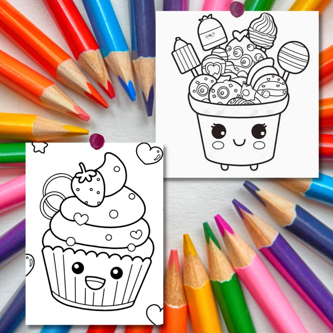 60 Cute Kawaii Coloring Pages Kawaii Coloring Pages Cute Coloring Pages ...
