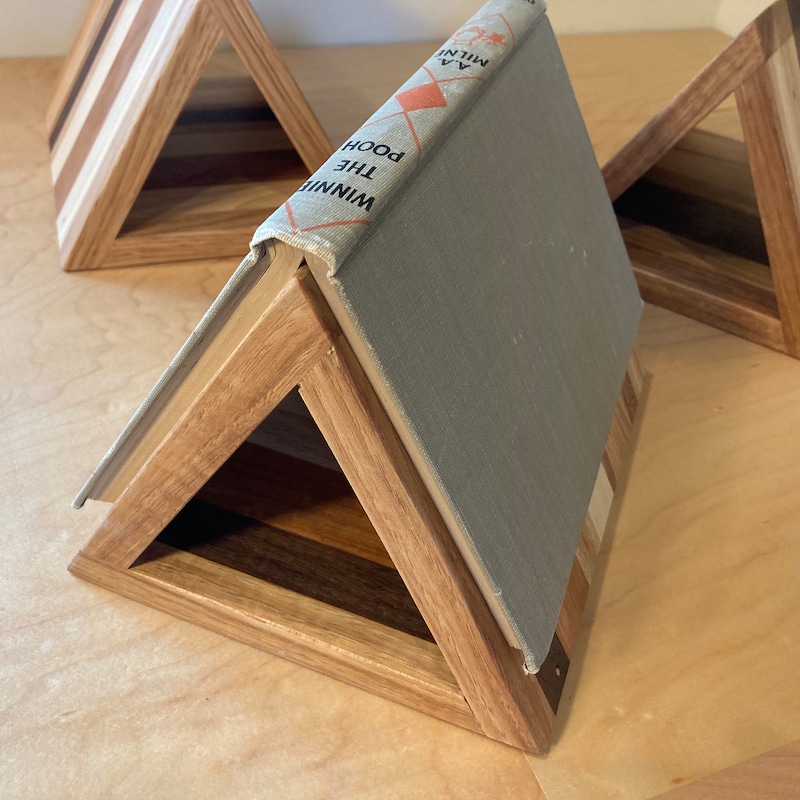 Wood Book Rest Stand - Etsy