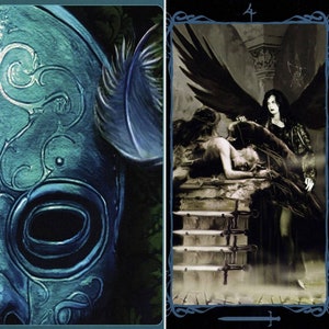 CARD DECK Dark Angels Tarot Deck With Instructions 78 Cardsstandard ...