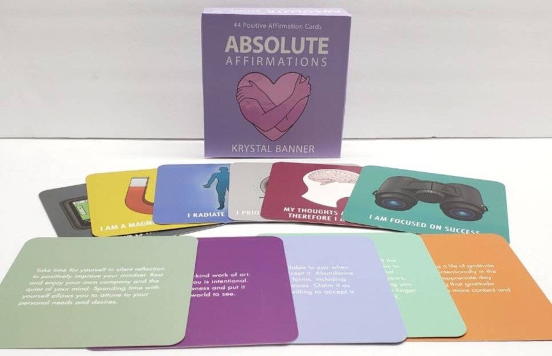 AFFIRMATION DECK!! Absolute Affirmations Card Deck (44 Cards)(standard ...