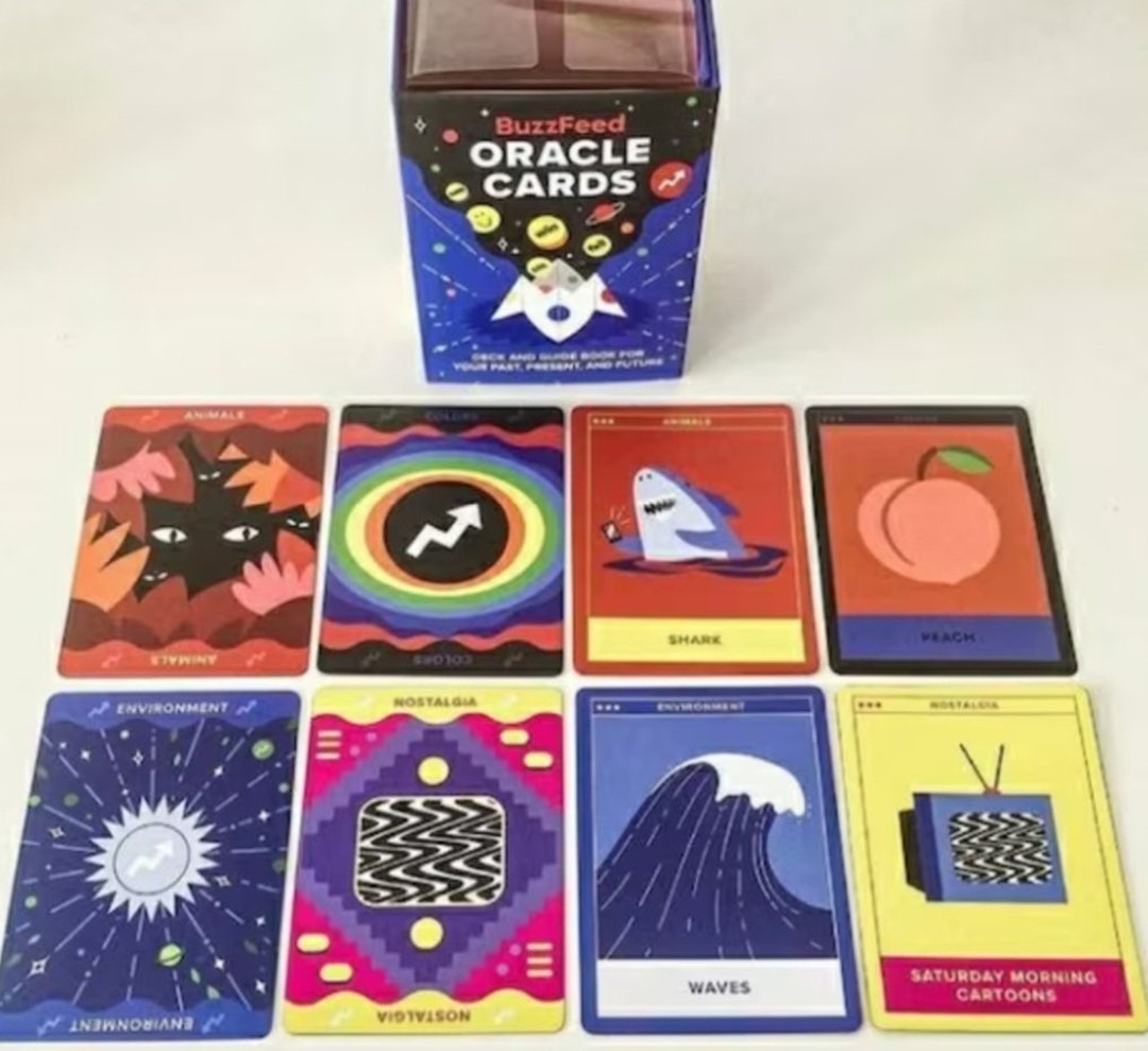 CARD DECK!! Buzzfeed Oracle Deck & Booklet Set (standard Version)(100 ...