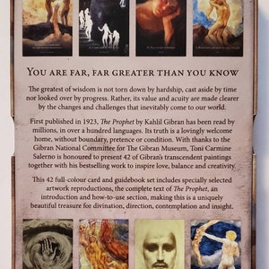 CARD DECK!! the Prophet Oracle Deck and Guidebook Set (42 Cards & 136 ...