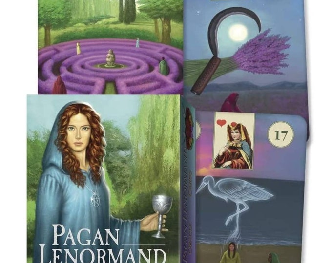 CARD DECK!! Pagan Lenormand Deck and Guidebook Set (36 Cards)(standard ...