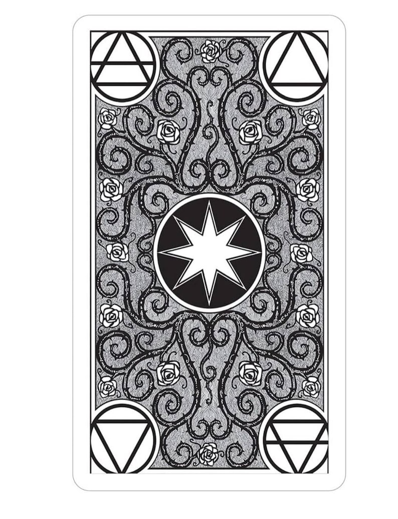 CARD DECK Bianco Nero Tarot Deck and Guidebook Set 78 Cards - Etsy