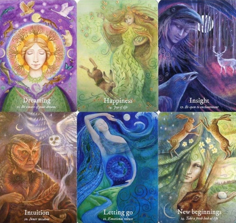 CARD DECK Goddess Dream Oracle Deck and Guidebook Set 36 - Etsy