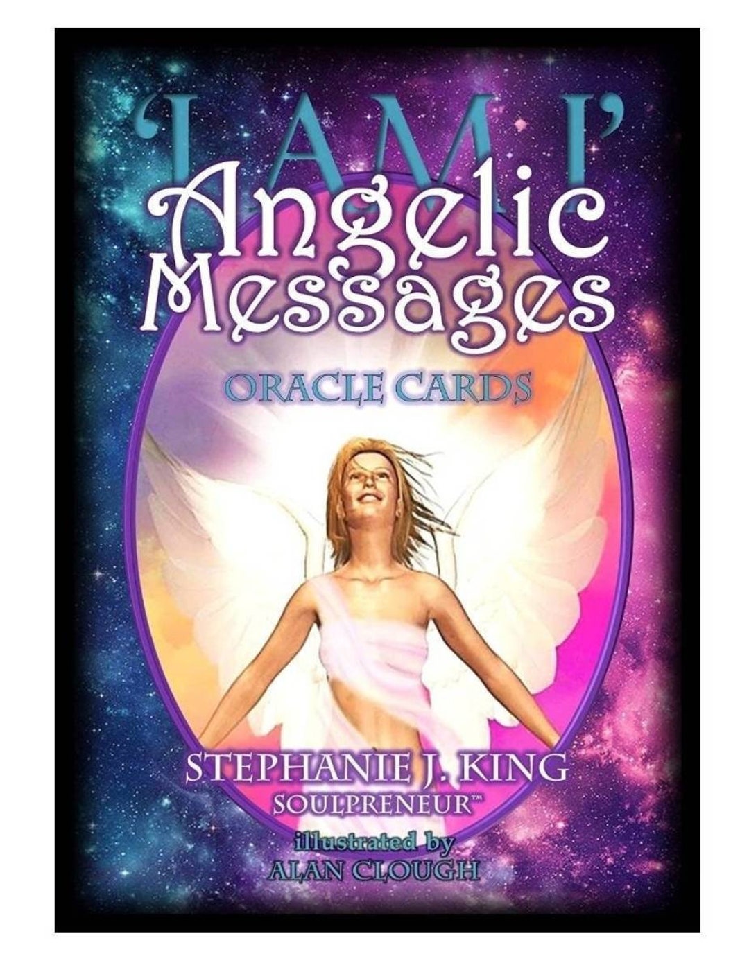 CARD DECK!! I Am I - Angelic Messages Oracle Deck and Guidebook Set (44 ...