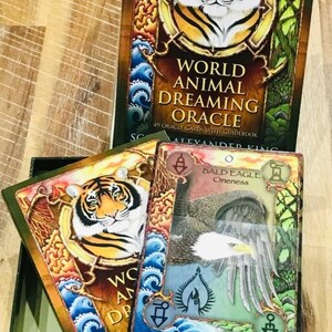 CARD DECK!! World Animal Dreaming Oracle Deck and Guidebook Set (49 ...