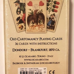 CARD DECK!! Folk Cards of Destiny Deck With Instructions (36 Cards ...
