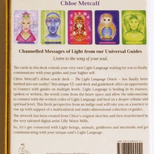 CARD DECK the Light Language Oracle Deck and Guidebook Set by Chloe ...