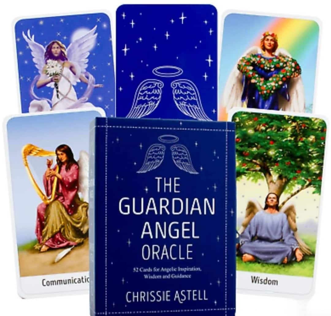 CARD DECK!! the Guardian Angel Oracle Deck and Guidebook Set (52 Cards ...
