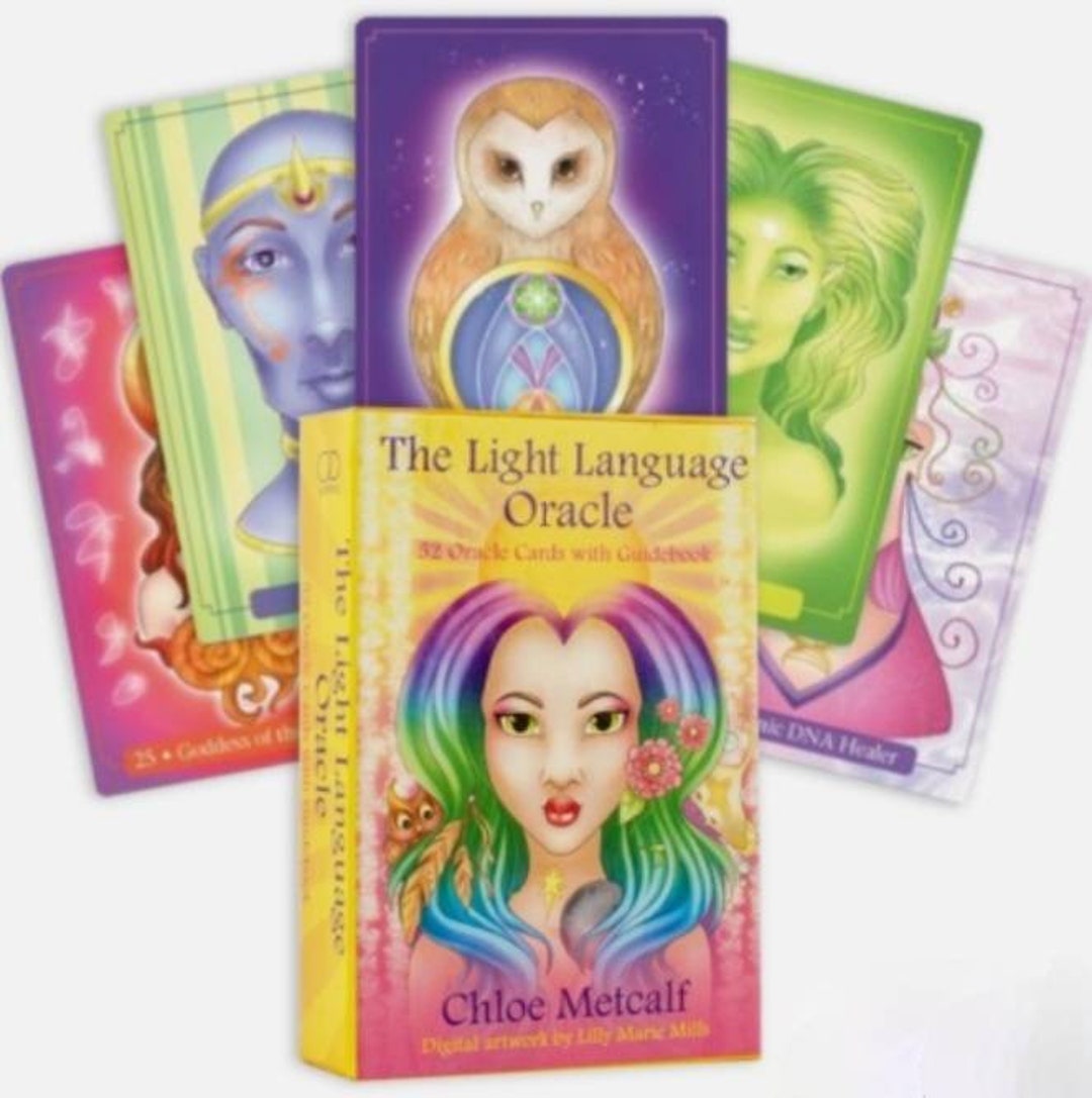 CARD DECK the Light Language Oracle Deck and Guidebook Set by Chloe ...