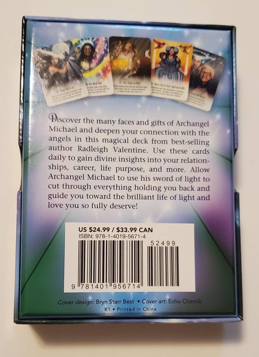 CARD DECK the Archangel Michael Sword of Light Oracle Deck - Etsy