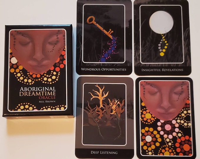 CARD DECK!! Aboriginal Dreamtime Oracle Deck and Guidebook Set (40 ...