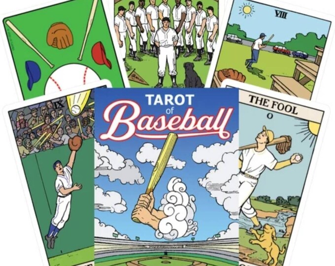 CARD DECK!! Tarot of Baseball Deck and Guidebook Set (78 Cards & 124 ...