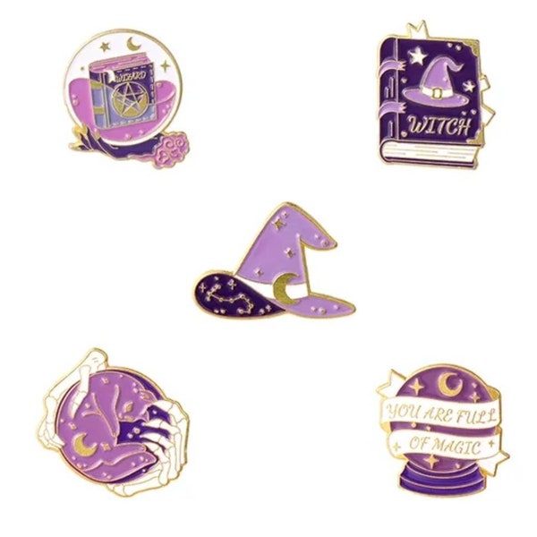 Witch Pin - Etsy