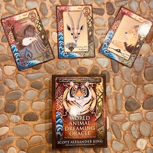 CARD DECK!! World Animal Dreaming Oracle Deck and Guidebook Set (49 ...