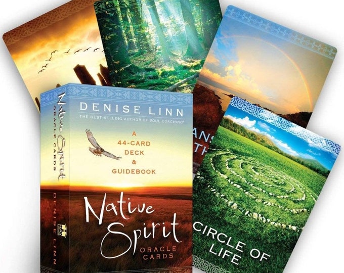 CARD DECK!! Native Spirit Oracle Deck and Guidebook Set (44 Cards ...