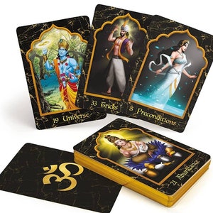 CARD DECK the Mahabharata Oracle Deck and Guidebook Set 36 ...
