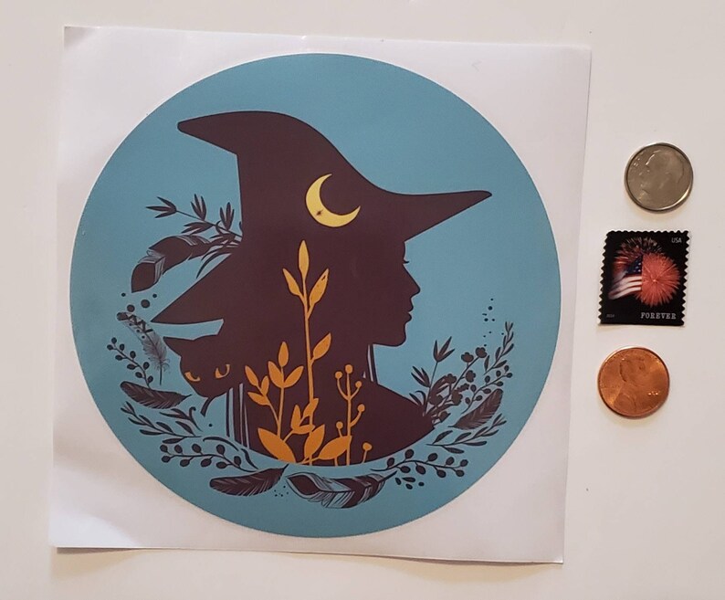 BUMPER STICKER Witchy Woman Vinyl Decal Sticker extra - Etsy