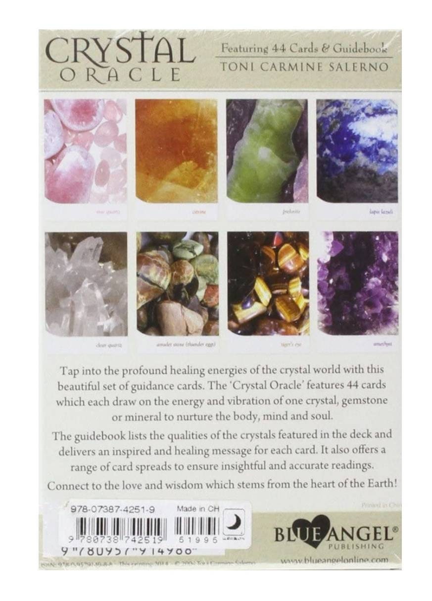CARD DECK!! Crystal Oracle Deck and Guidebook Set (44 Cards)(standard ...