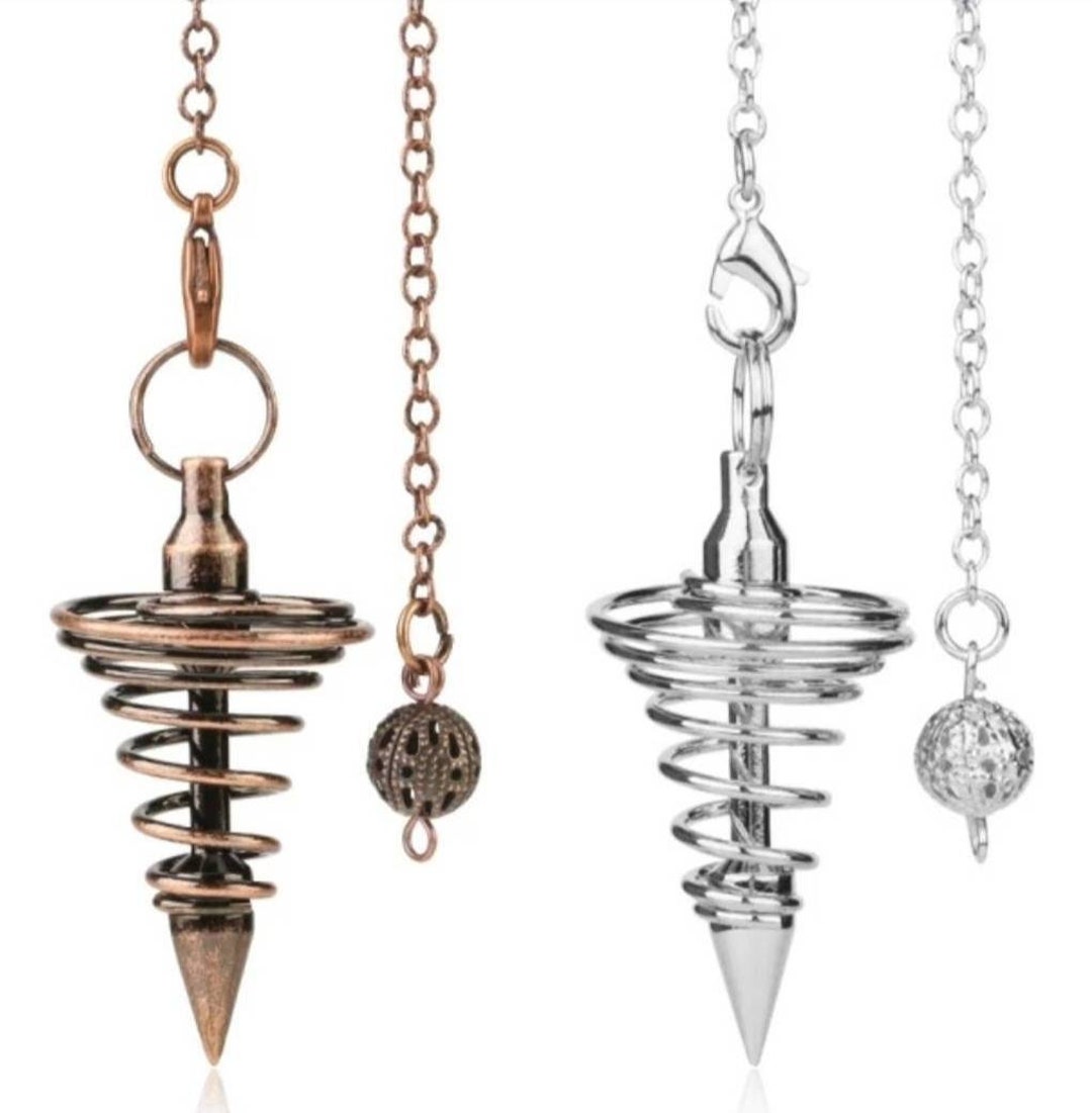 PENDULUMS Metallic Alloy Chain Divination Pendulums bronze - Etsy