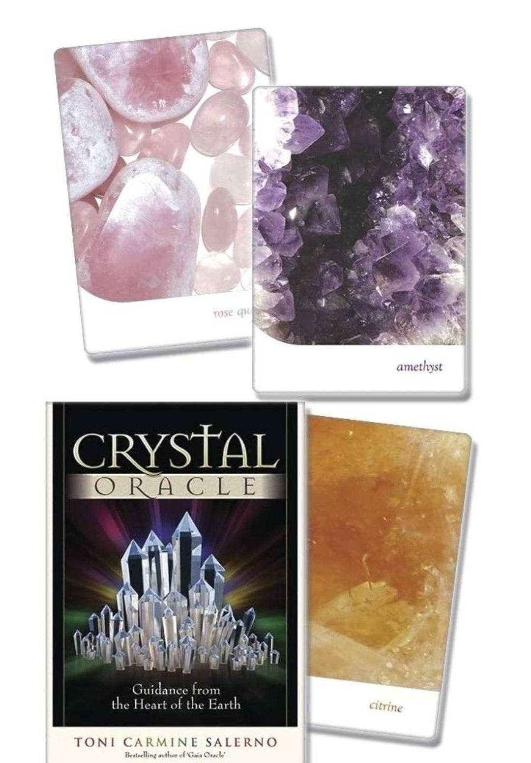 CARD DECK!! Crystal Oracle Deck and Guidebook Set (44 Cards)(standard ...