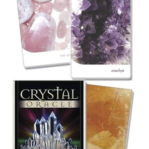 CARD DECK!! Crystal Oracle Deck and Guidebook Set (44 Cards)(standard ...