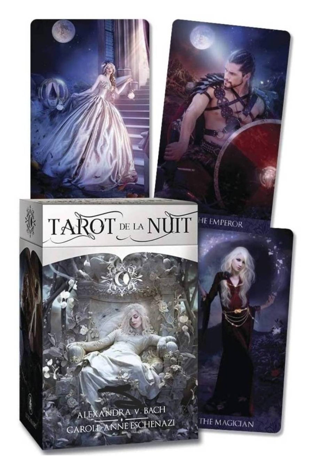 CARD DECK!! Tarot De La Nuit Deck and Guidebook Set (78 Cards)(standard ...