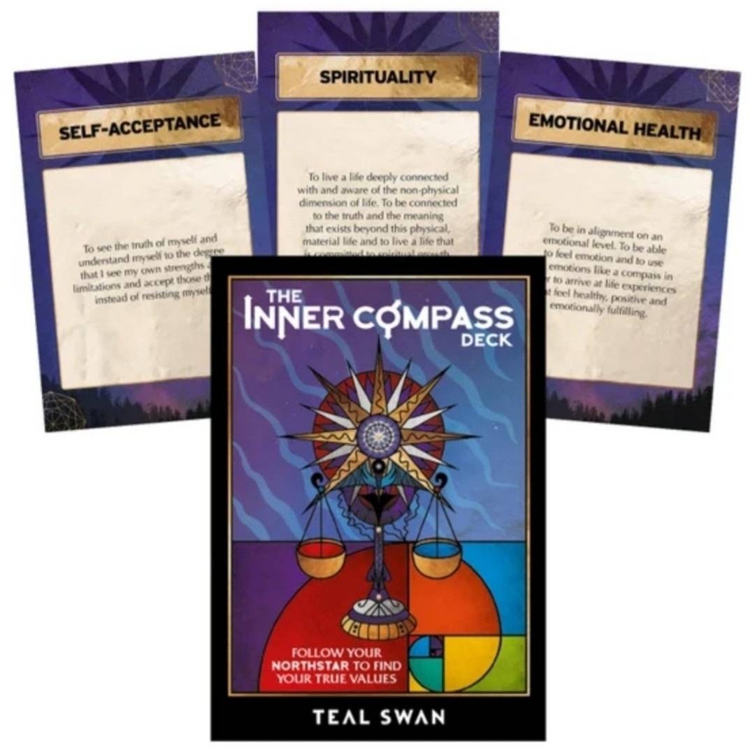 Card Deck The Inner Compass Oracle Deck And Guidebook Set 200 Cards Standard Version Etsy