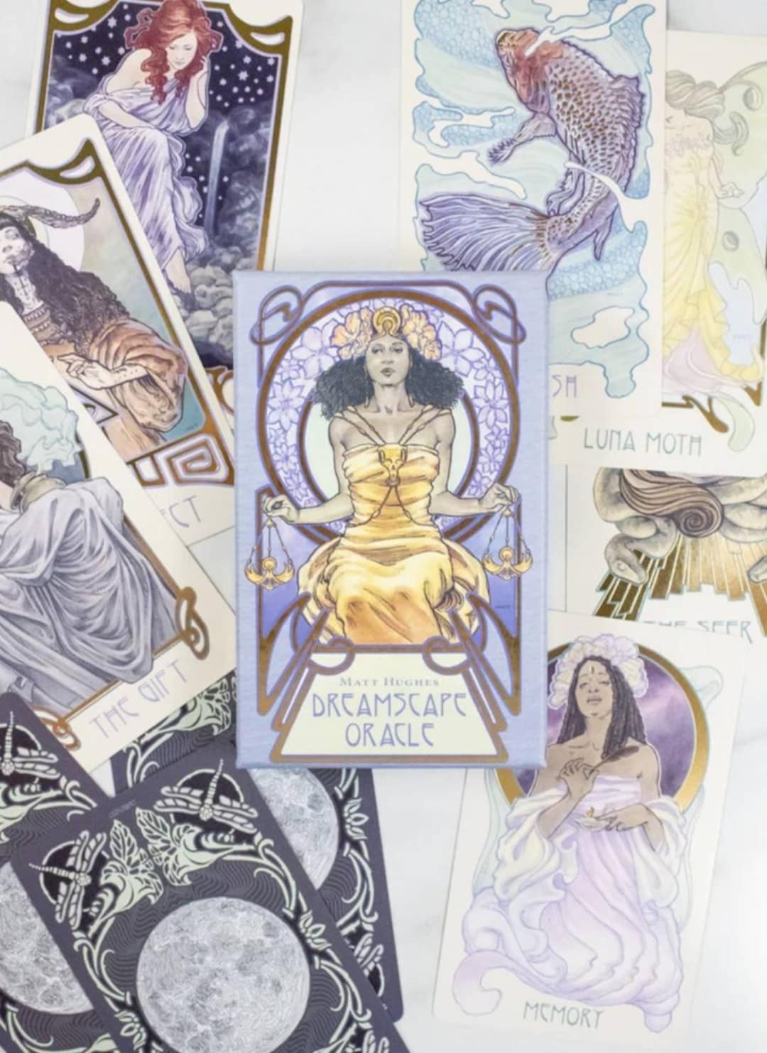 CARD DECK!! Dreamscape Oracle Deck and Guidebook Set (32 Cards & 80 ...