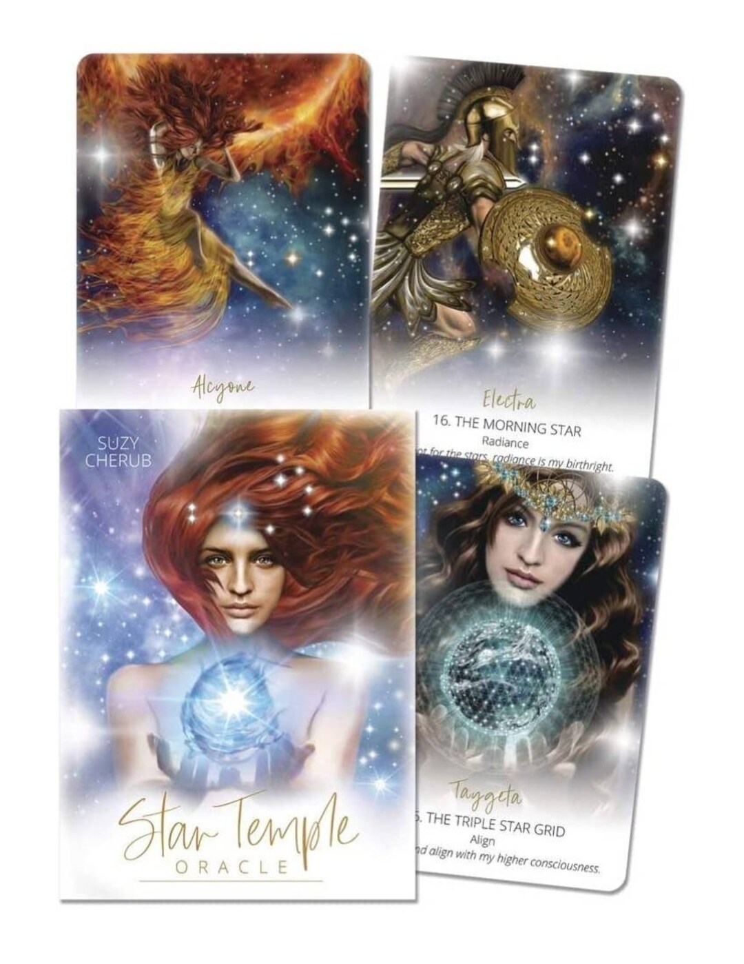 CARD DECK!! Star Temple Oracle Deck and Guidebook Set (44 Cards ...