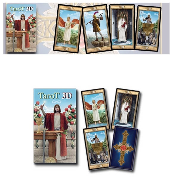 CARD DECK Tarot 3D Grand Trumps Deck 22 Cardsmajor Arcana - Etsy