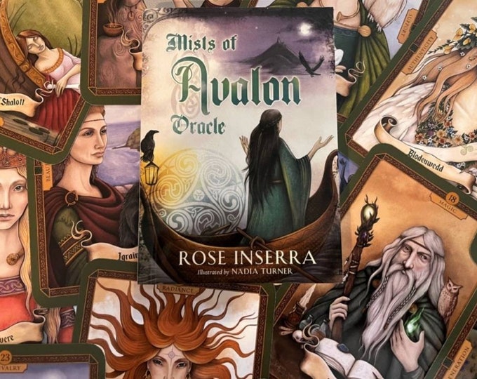 CARD DECK!! Mists of Avalon Oracle Deck and Guidebook Set (36 Cards ...