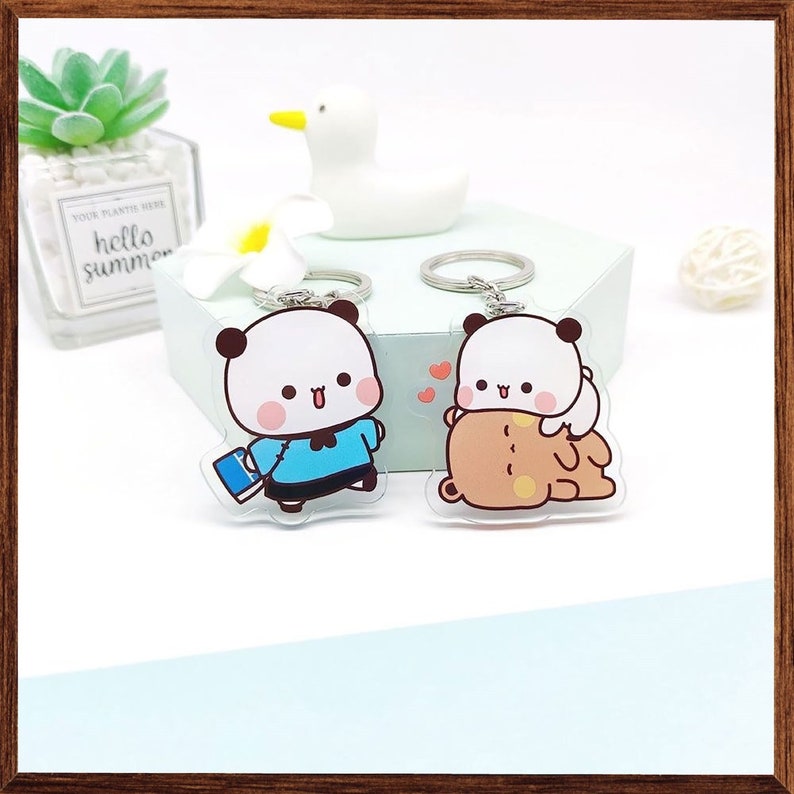 Keychain Bubu Dudu Keychain Cute Bubududu Bears Key - Etsy UK