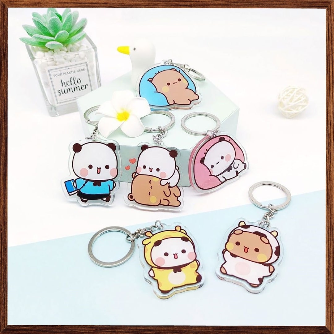 Keychain Bubu Dudu Keychain Cute Bubududu Bears Key - Etsy UK