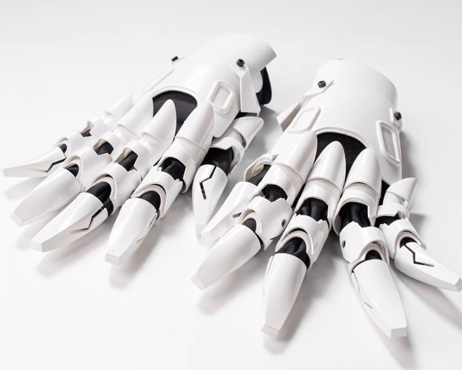 Cyberpunk Gloves Photosensitive Resin 3D Printing Cyberpunk Cosplay ...