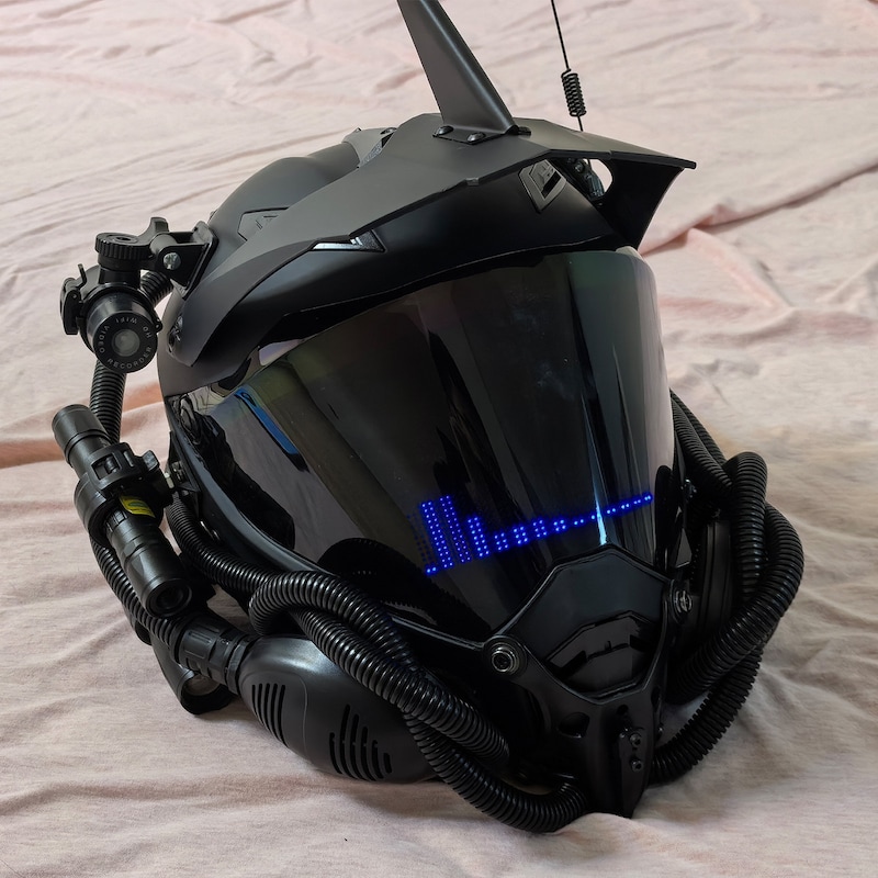 Cyberpunk Helmet - Etsy