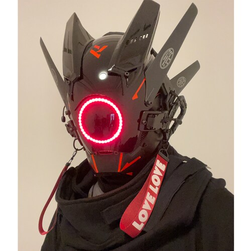 Cyberpunk Mask Samurai Mask Tactical Helmet Cosplay - Etsy