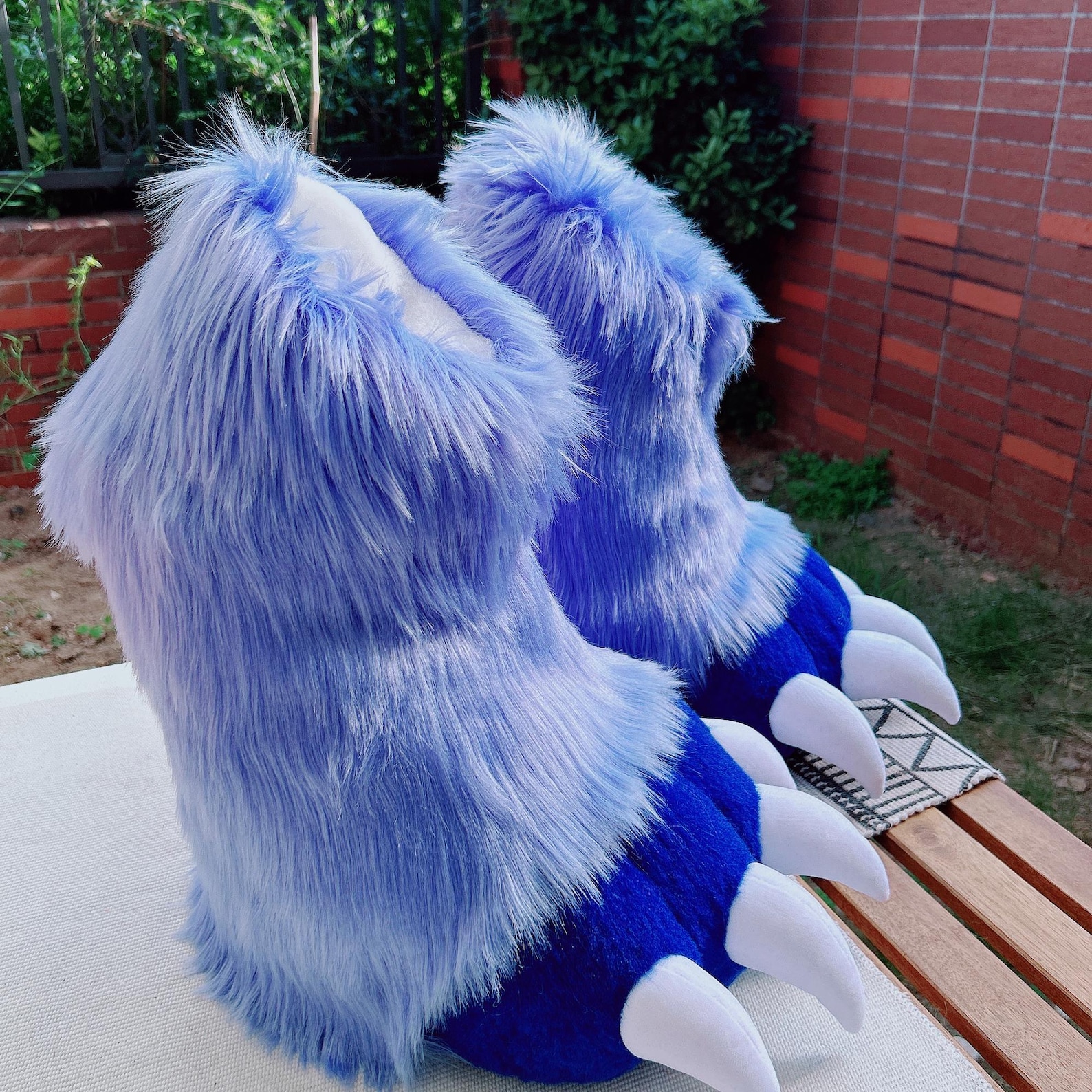 Fursuit Digitigrade Feet Paws - Large Furry Outdoor Shoes Cosplay ...