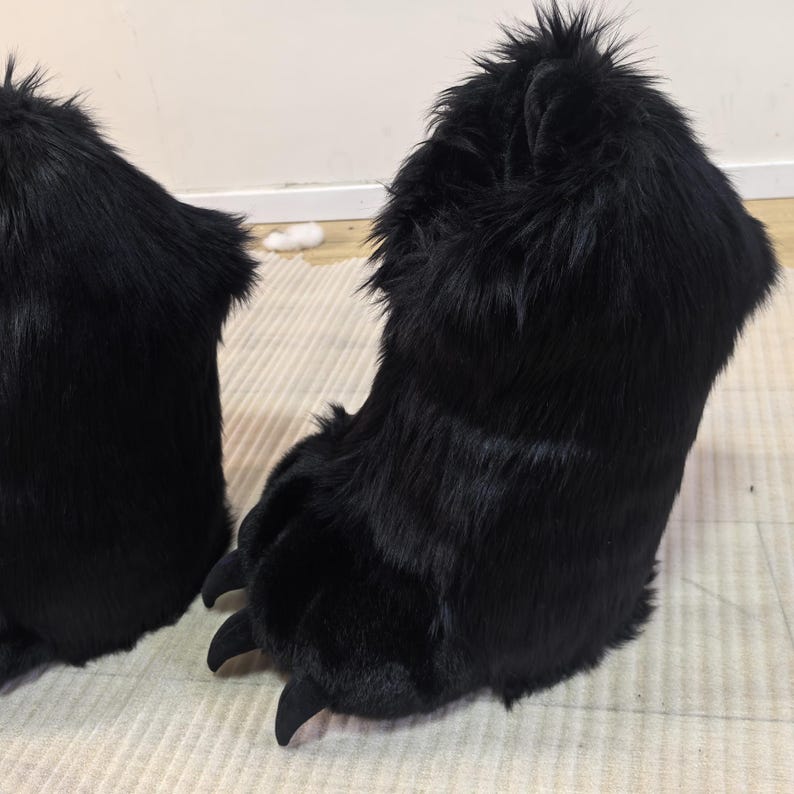 Fursuit Digitigrade Feet Paws - Large Furry Outdoor Shoes Cosplay ...