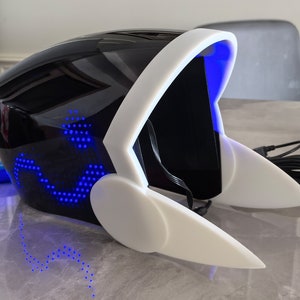 Fursuit Protogen Head Mask Kit Furry 3D Print Head Skull Base With ...