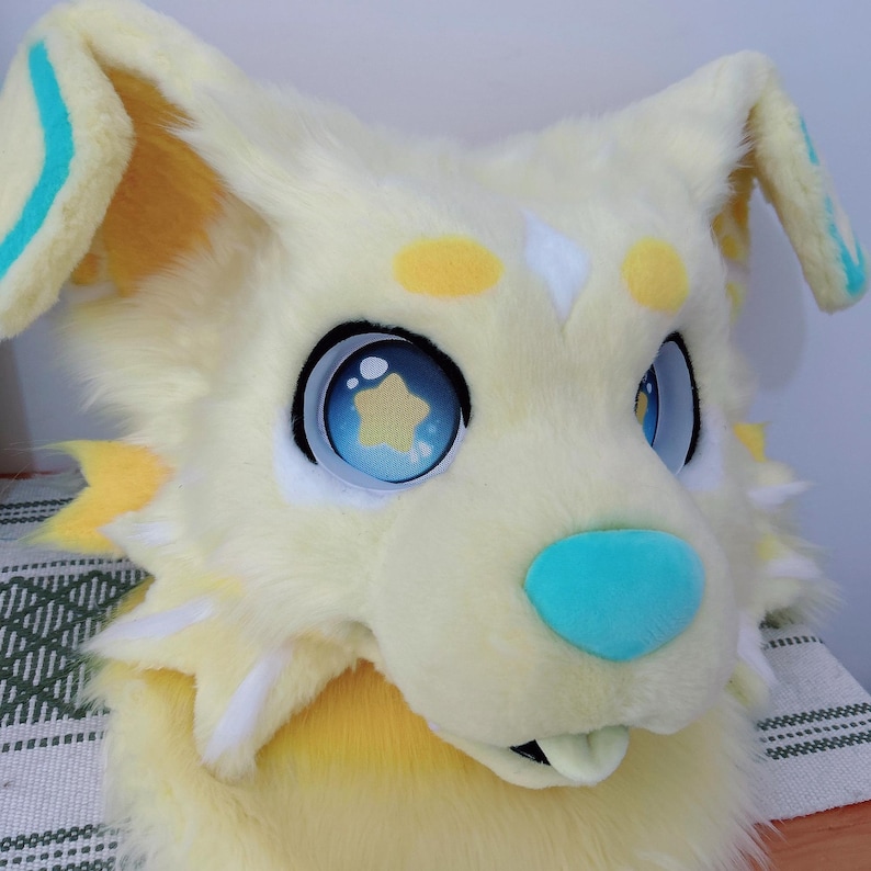 Toony Dog Fursuit Head: Custom Furry Head SCLMRO - Etsy