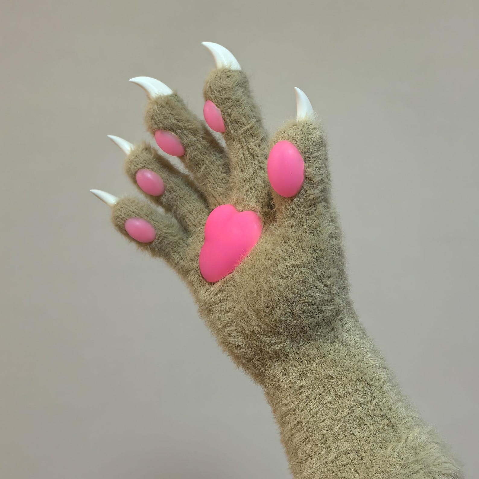 Fursuit Paws: Kigurumi Furry Claw Gloves With Pads - Etsy