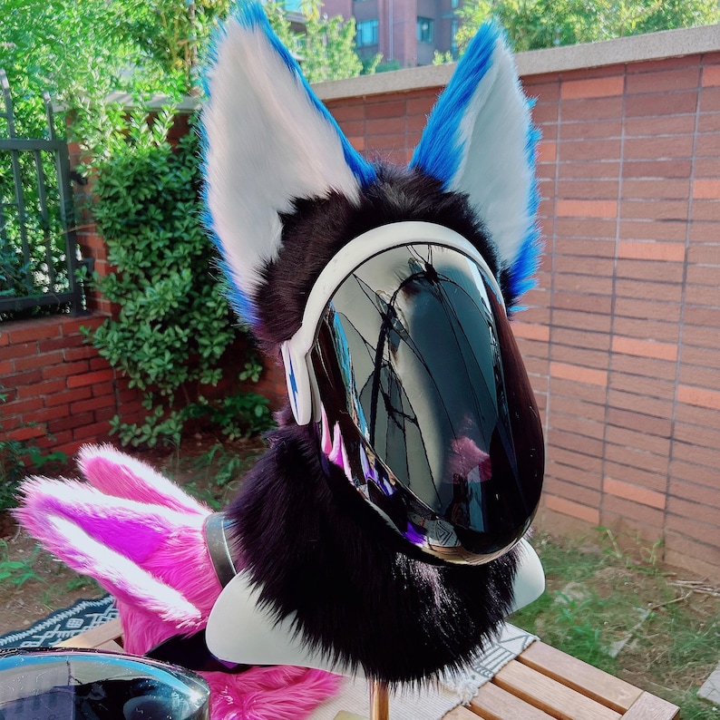 Protogen Head Custom - Fursuit Head Personalized - Furry Cospaly - Etsy New Zealand