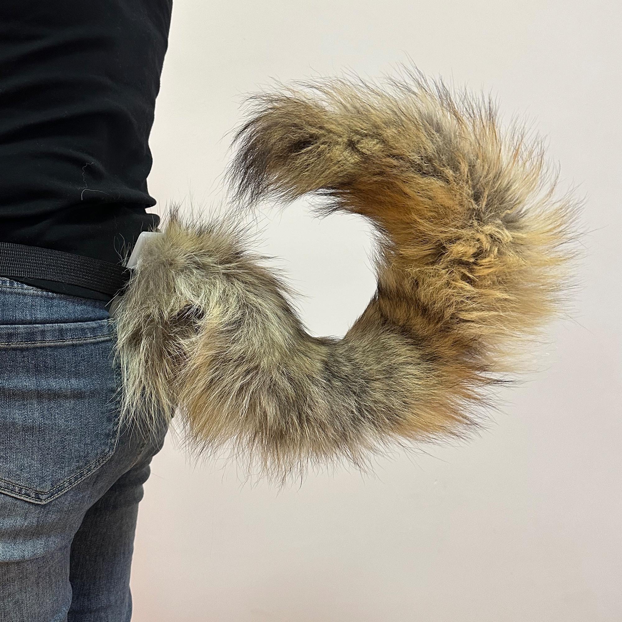 Grey Wolf Fursuit Tail: Auto Moving Wagging Tail Cosplay - Etsy