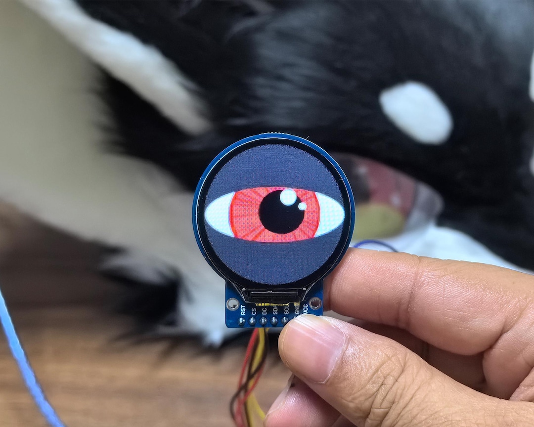Eyes Dynamic Fursuit Eye - Furry Custom Video Eye Ideas DIY Kit ...