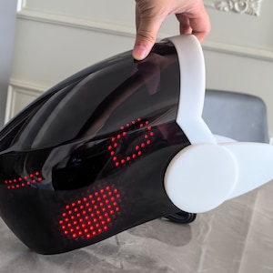 Fursuit Protogen Head Mask Kit - Furry 3D Print Head Skull Base With ...