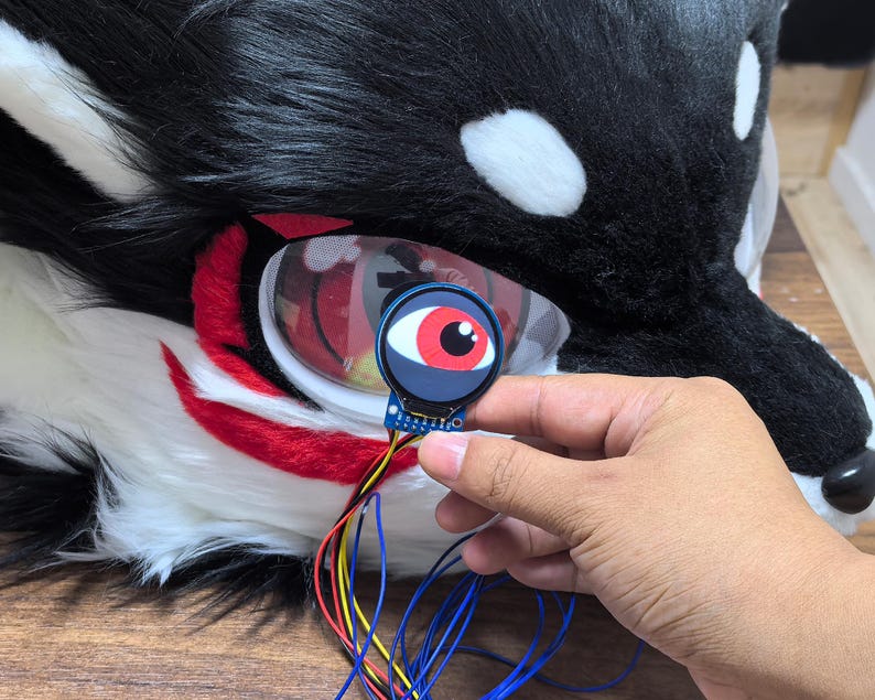 Eyes Dynamic Fursuit Eye - Furry Custom Video Eye Ideas DIY Kit ...