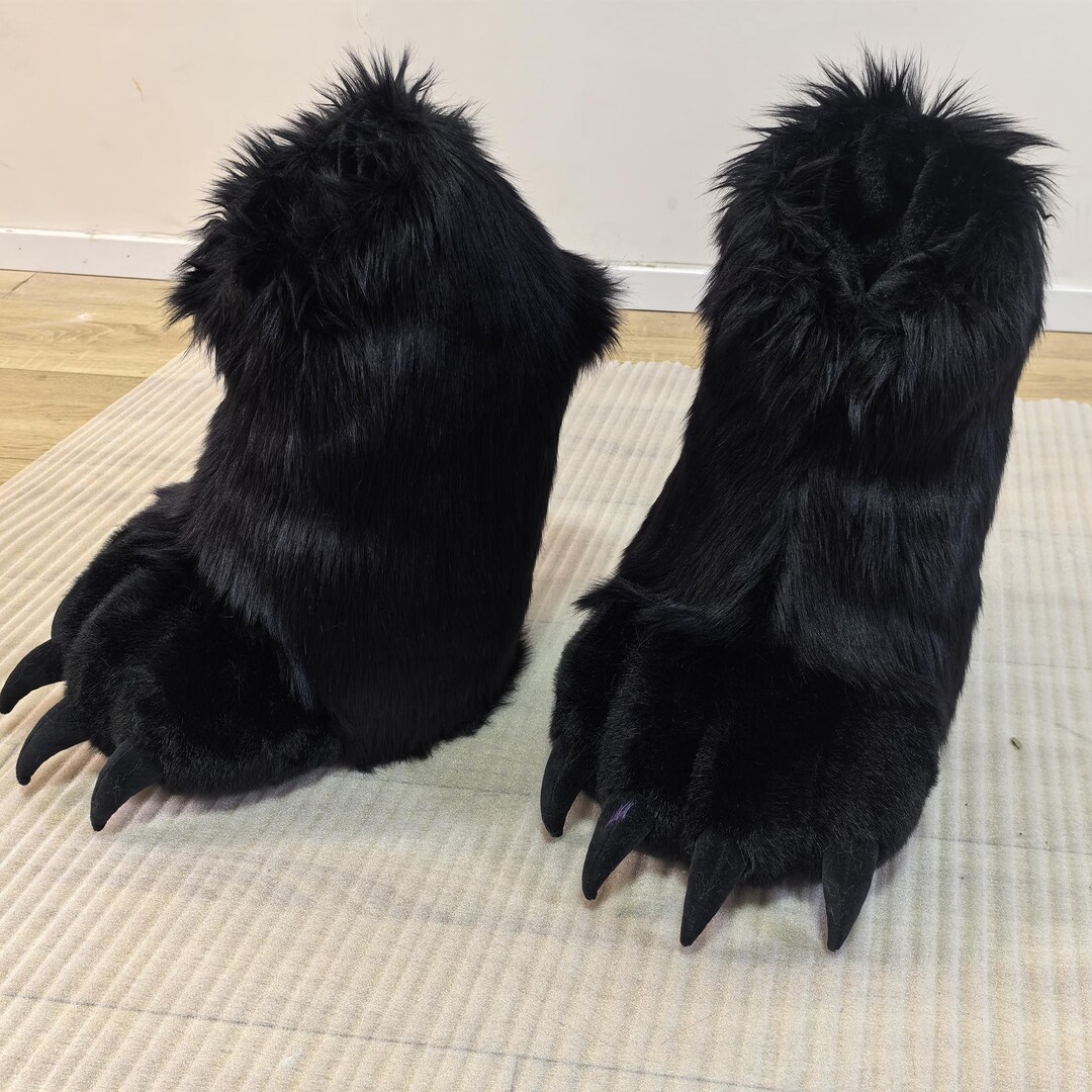 Fursuit Digitigrade Feet Paws - Large Furry Outdoor Shoes Cosplay ...
