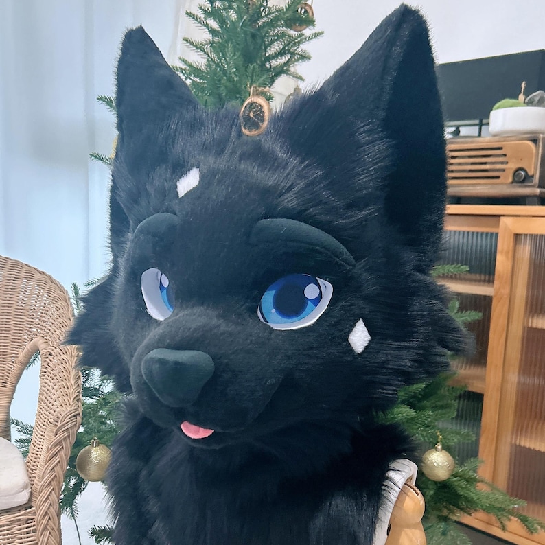 Toony Dog Fursuit Head: Custom Furry Head SCLMRO - Etsy